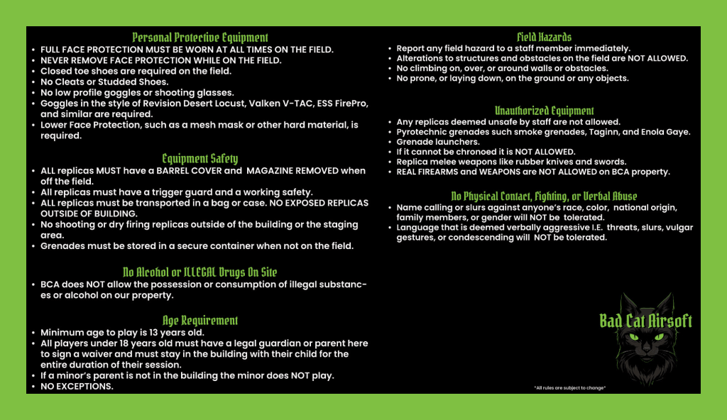 Bad Cat Airsoft – Webster, NY – Adept Airsoft