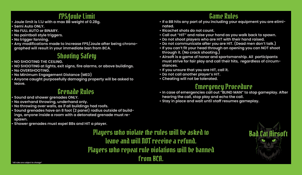 Bad Cat Airsoft – Webster, NY – Adept Airsoft